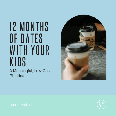 12 Months of Dates with Your Kids – A Meaningful, Low-Cost Gift Idea