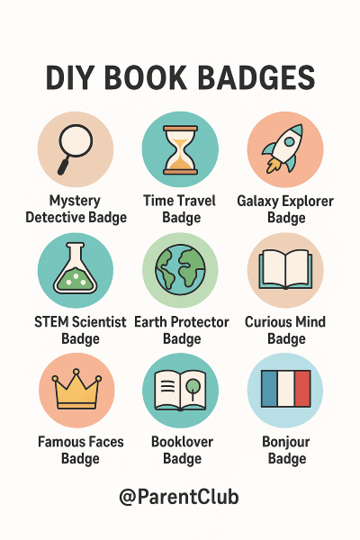 Encourage Kids to Read with DIY Book Badges