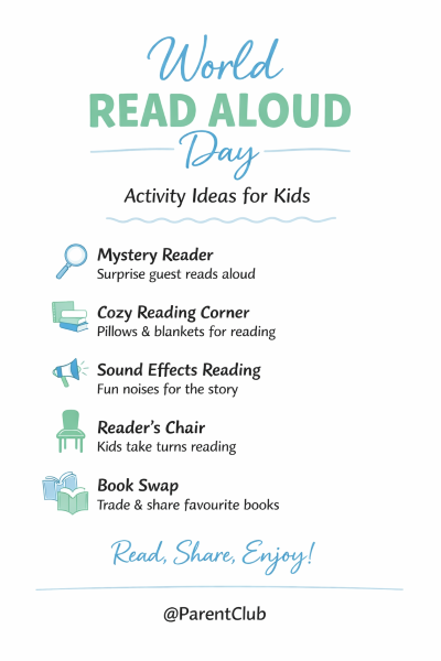 World Read Aloud Day Activity Ideas for Kids